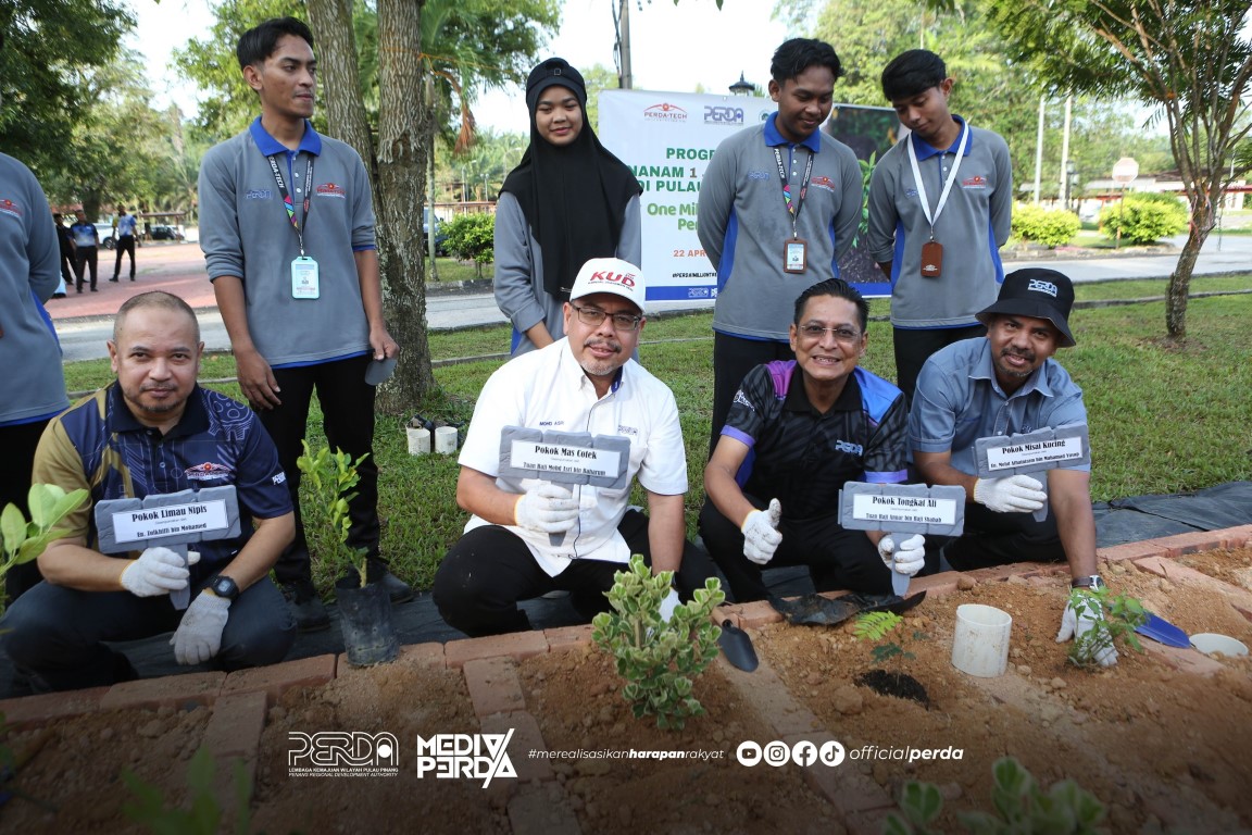 Program Penanaman 1 Juta Pokok Dalam Sehari di Pulau Pinang