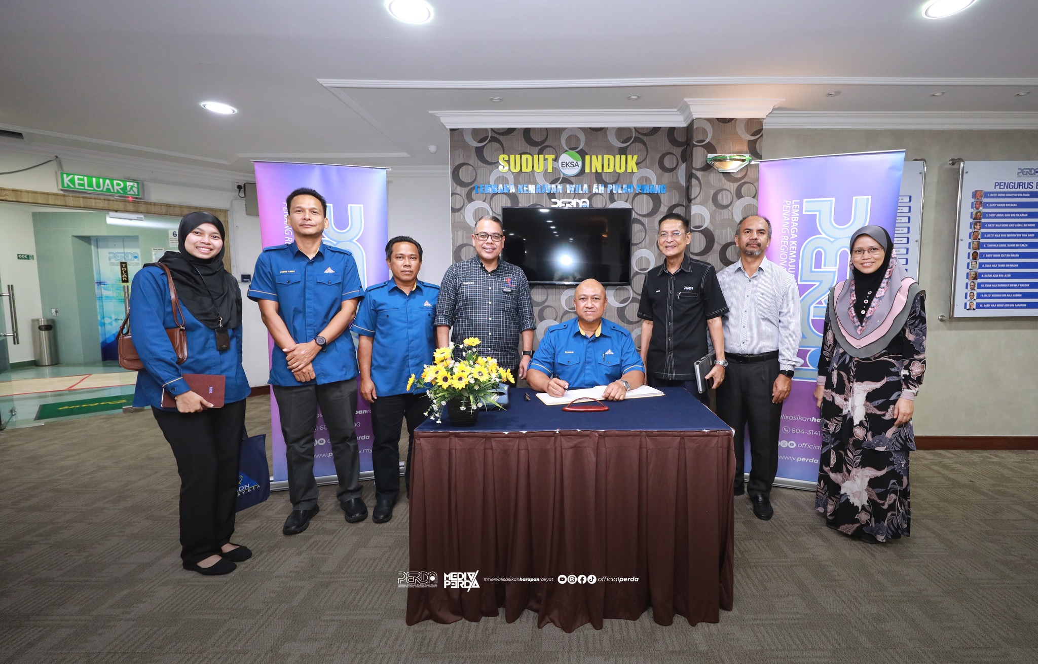 Kunjungan Hormat HASiL Pulau Pinang ke Pejabat PERDA